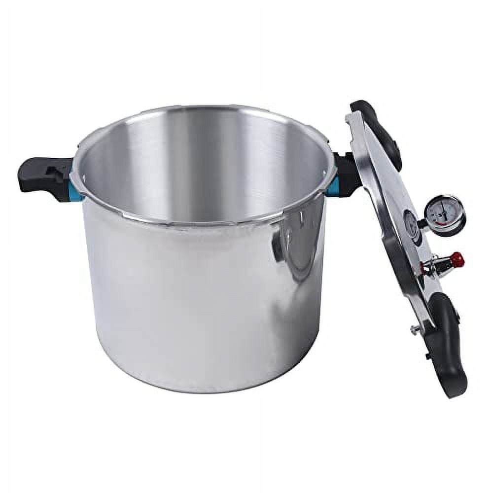 23 Quart Pressure Canner with Gauge & Release Valve Aluminum Alloy ...