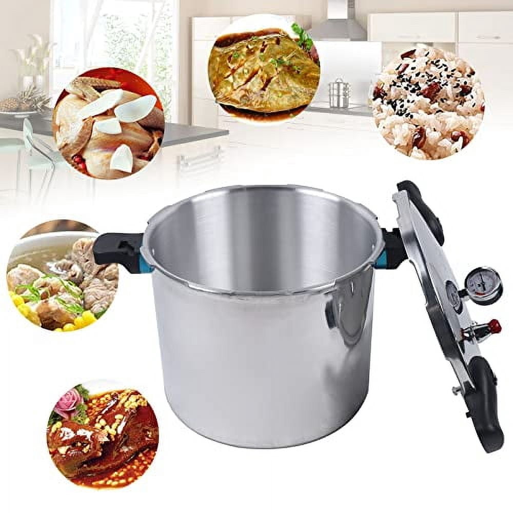 23 Quart Pressure Cooker Aluminum Pressure Canner for Canning with ...