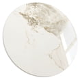 23" Round Sintered Stone Tabletop, Classic Ivory White Replacement ...