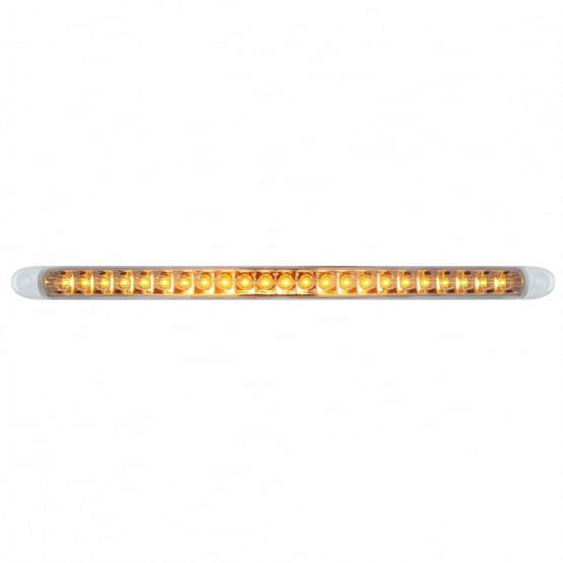 23 SMD LED 17 1/4" Turn Signal Light Bar with Reflector - Amber LED ...