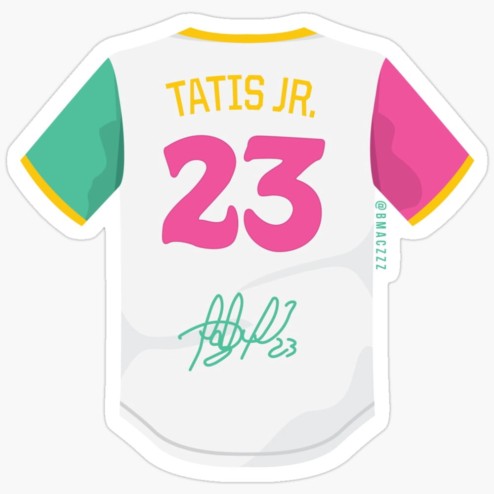 #23 San Diego Connect Jersey Sticker Baseball Sticker, Football Sticker ...