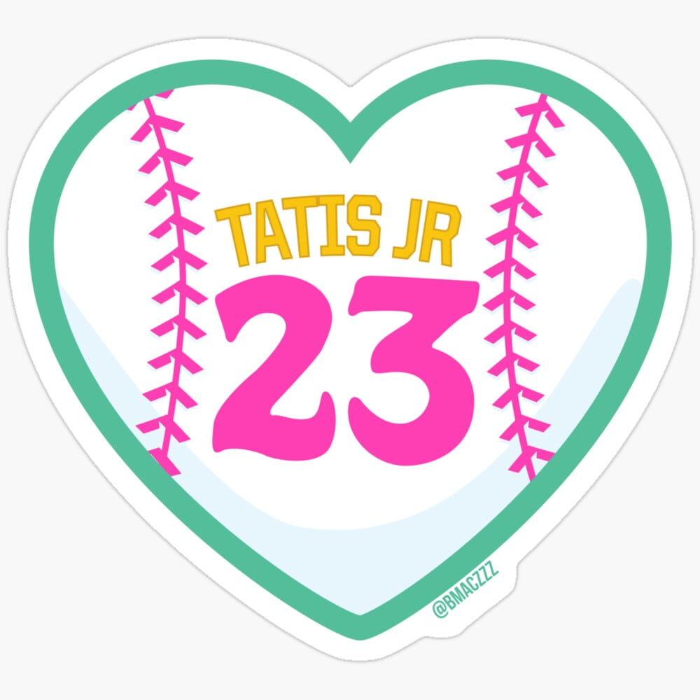 #23 San Diego Heart Sticker Baseball Sticker, Football Sticker ...