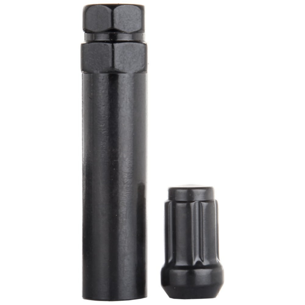 23 Set Of 1/2''-20 + 2 Key Black 6 Spline Tuner Wheel Lug Nuts For Ford ...