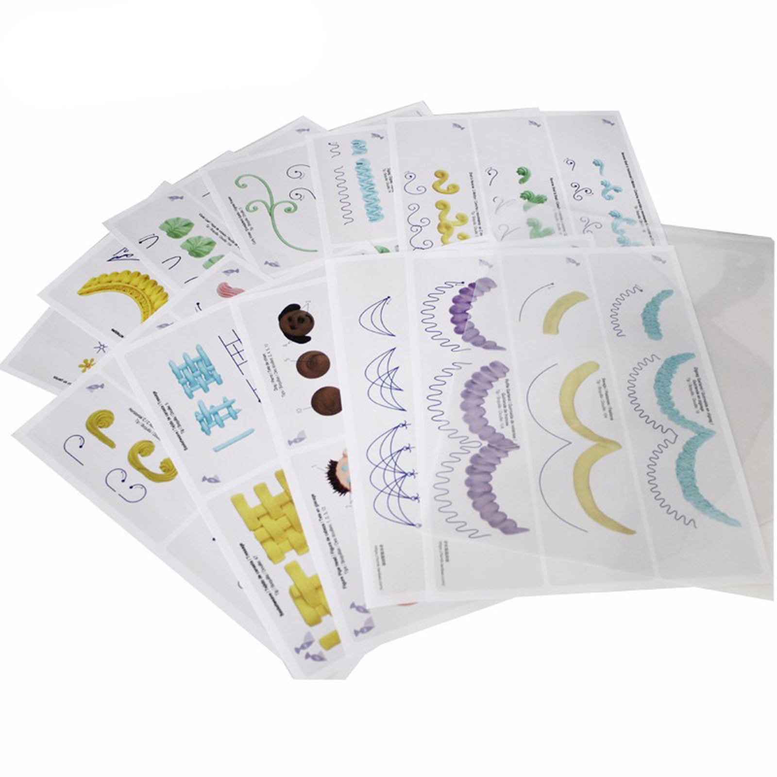 23 - Sheet Cake Decorate Practice Board with Icing Drawing Paper - for ...