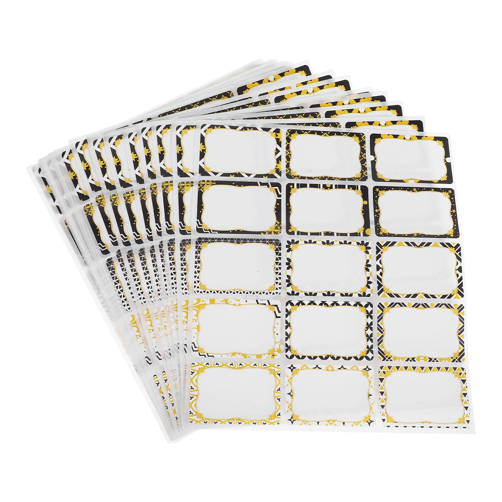 23 Sheets Name Tag Stickers Adhesive Name Tags Student 7.50X5.00X0.01CM ...
