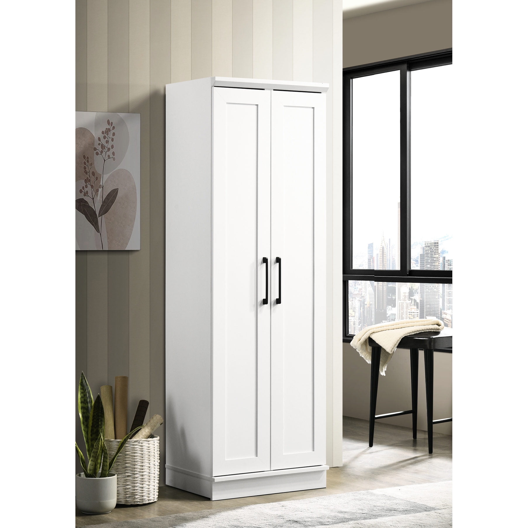 23" White Cabinet for Storage | Hide Items in Various Spaces with Style ...