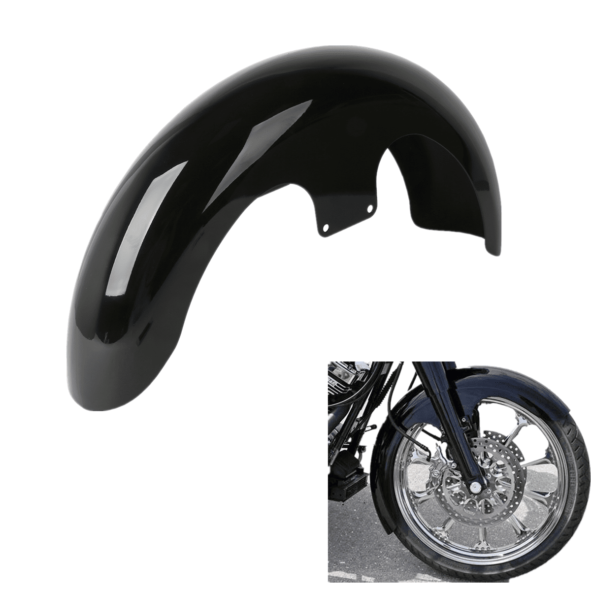 23" Wrap Custom Front Fender kit For Harley Touring Electra Street ...