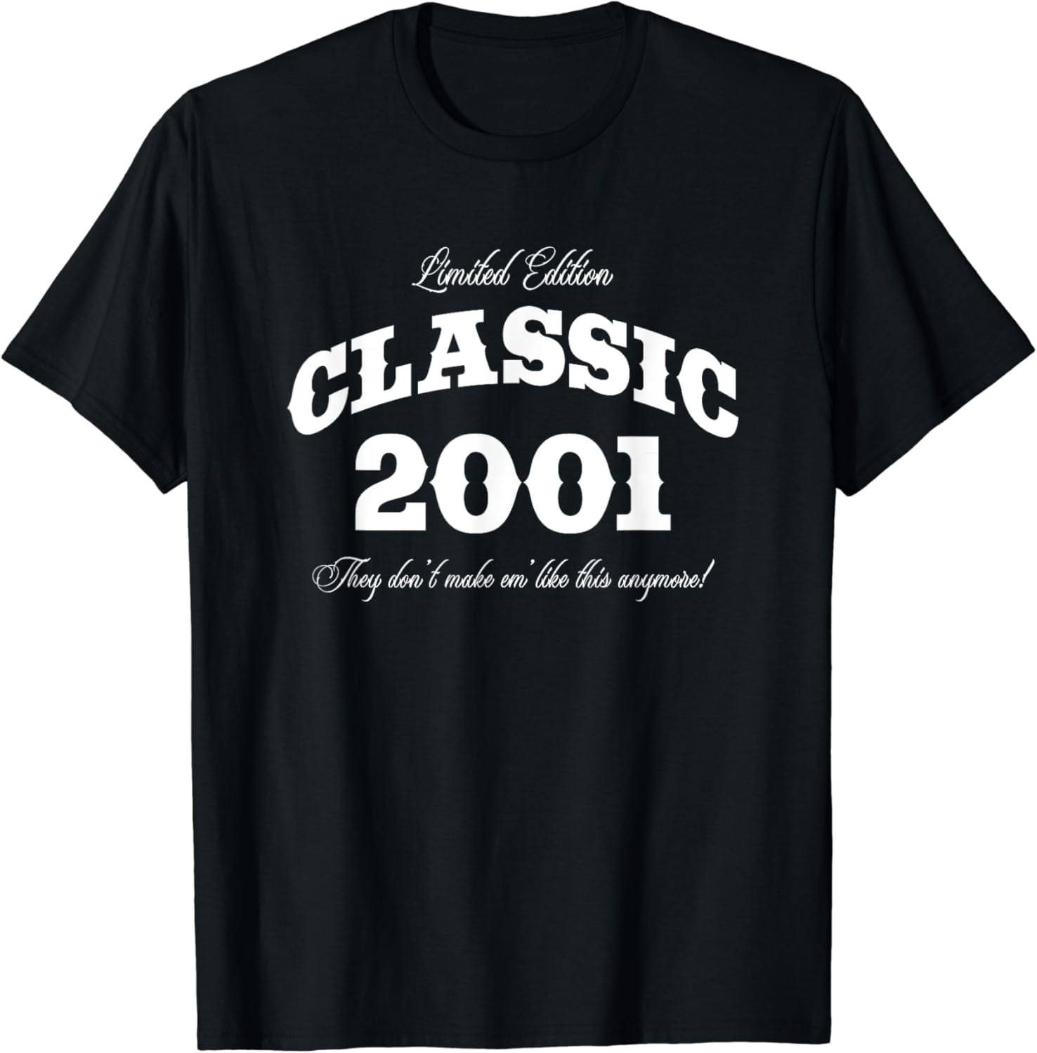 23 Year Old: Vintage Classic Car 2001 23rd Birthday T-Shirt - Walmart.com