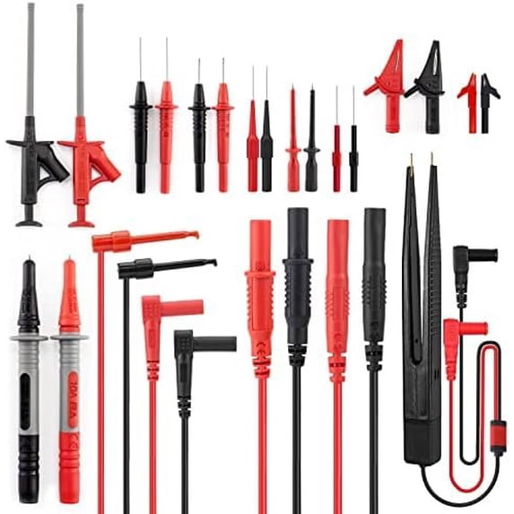 23 count Multimeter Test Leads Kit with Replaceable Precision Probes ...
