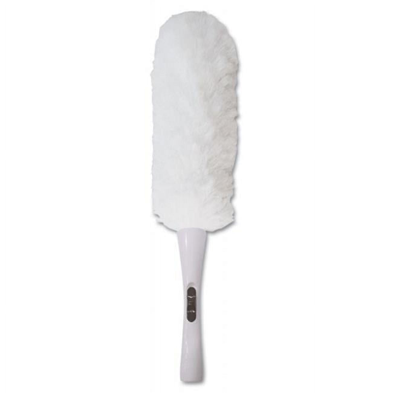 23 in. Microfeather Duster with Microfiber Feathers Washable - White ...