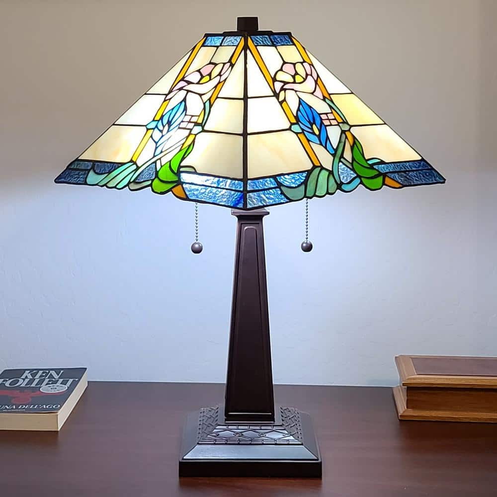 23 in. Tiffany Style Mission Table Lamp - Walmart.com