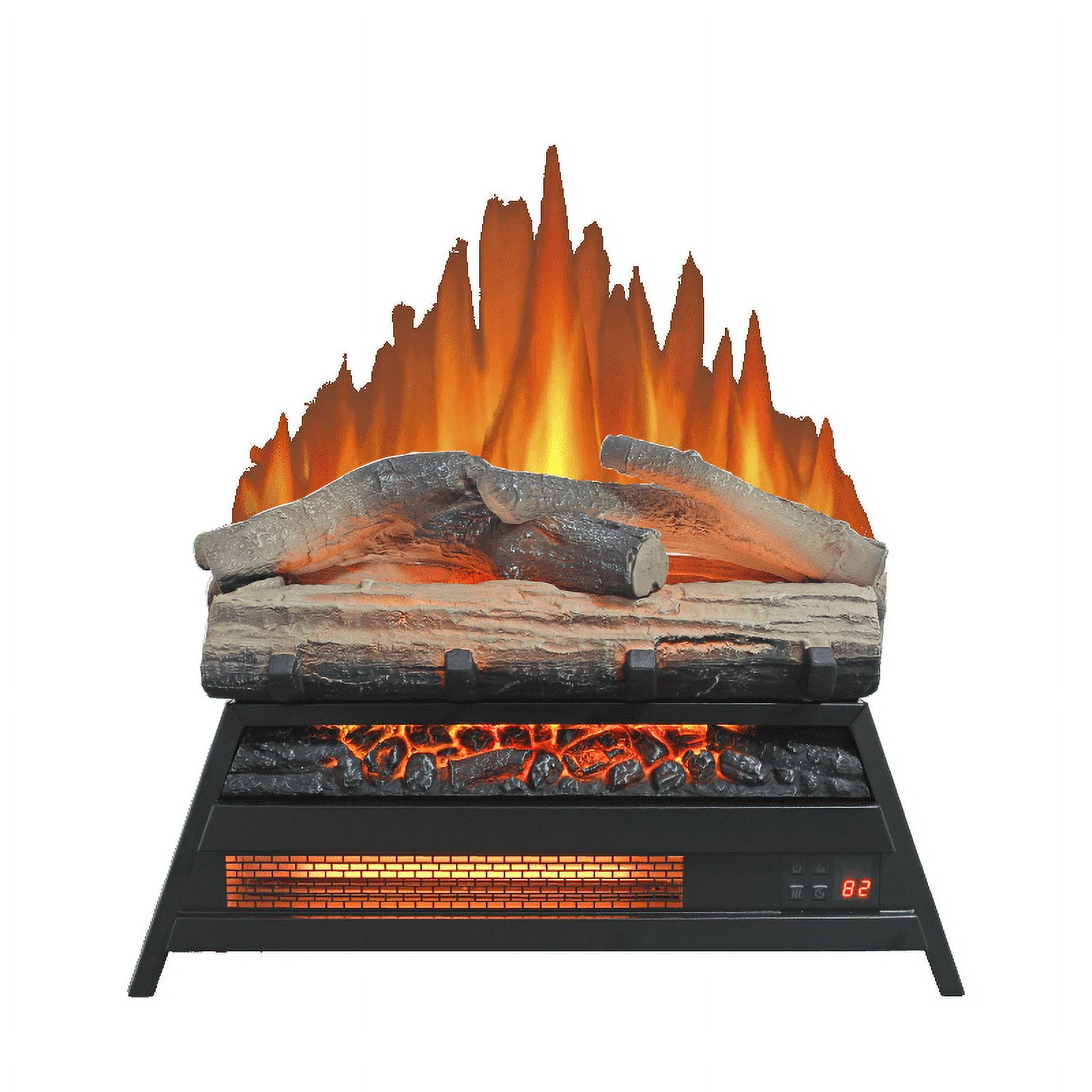 23 inch Electric Fireplace 3D Log set insert Infrared Fireplace Heater ...