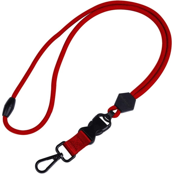 23 inch Heavy Duty Round Cord Lanyard with Safety Breakaway Buckle for ...