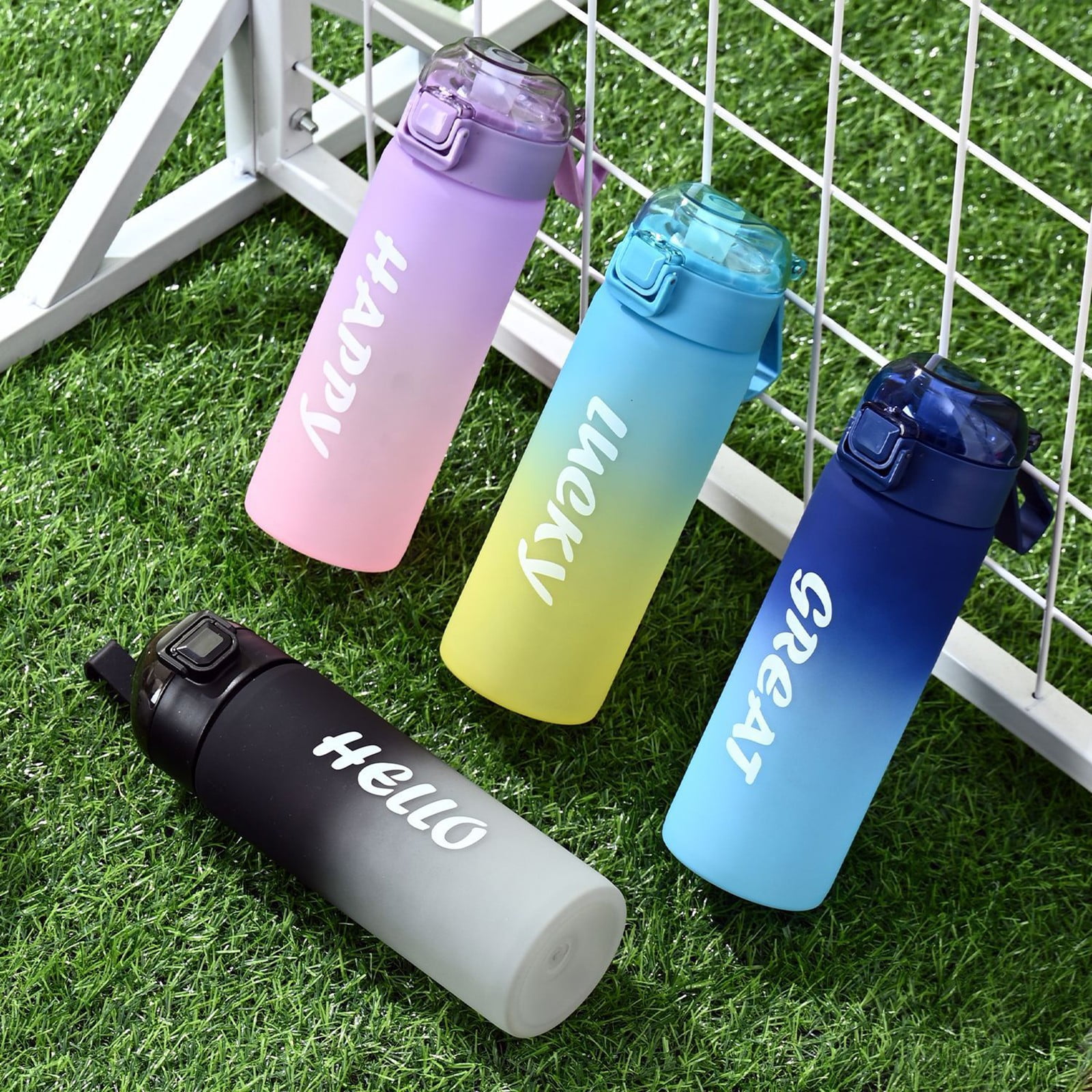 23 oz Large Capacity Water Bottle, Portable Summer Water Bottle with ...