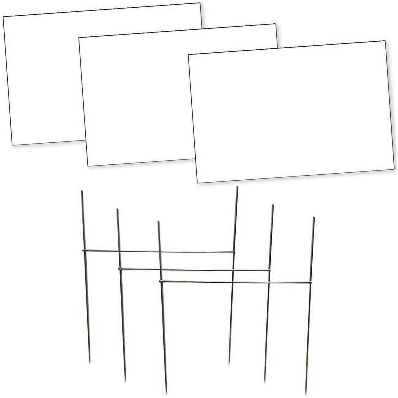 Benignidad 23 x 15 in. Coroplast Blank Yard Signs (Pack of 3) - Walmart.com