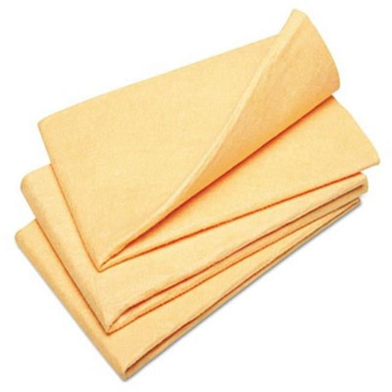 23 x 20 in. Synthetic Shammy Cloth, Orange - Pack of 3 - Walmart.com