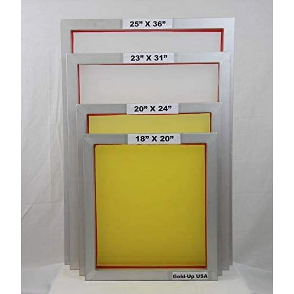 23 x 31 Inch Pre-Stretched Aluminum Silk Screen Printing Frames with ...