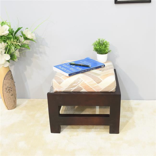 23 x 35 x 35 cm Handmade 100 Percent Mango Wood Rectangular Shaped ...