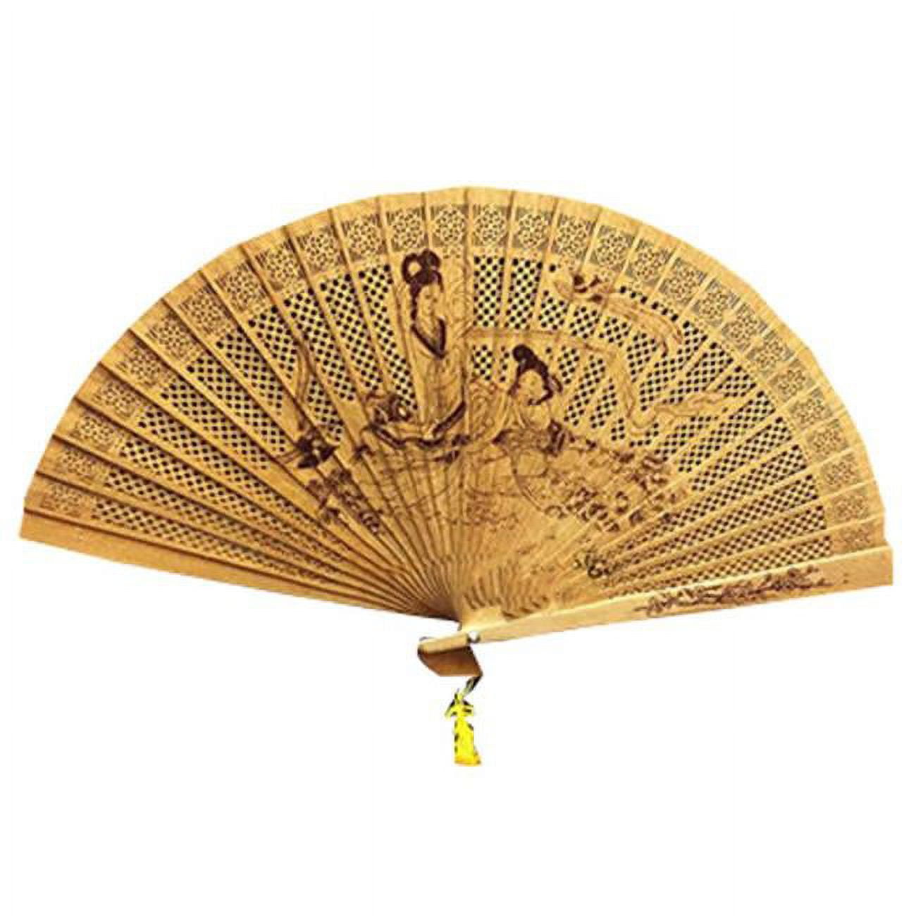 23 x 38 cm Chinese Hand Held Folding Fan - Walmart.com