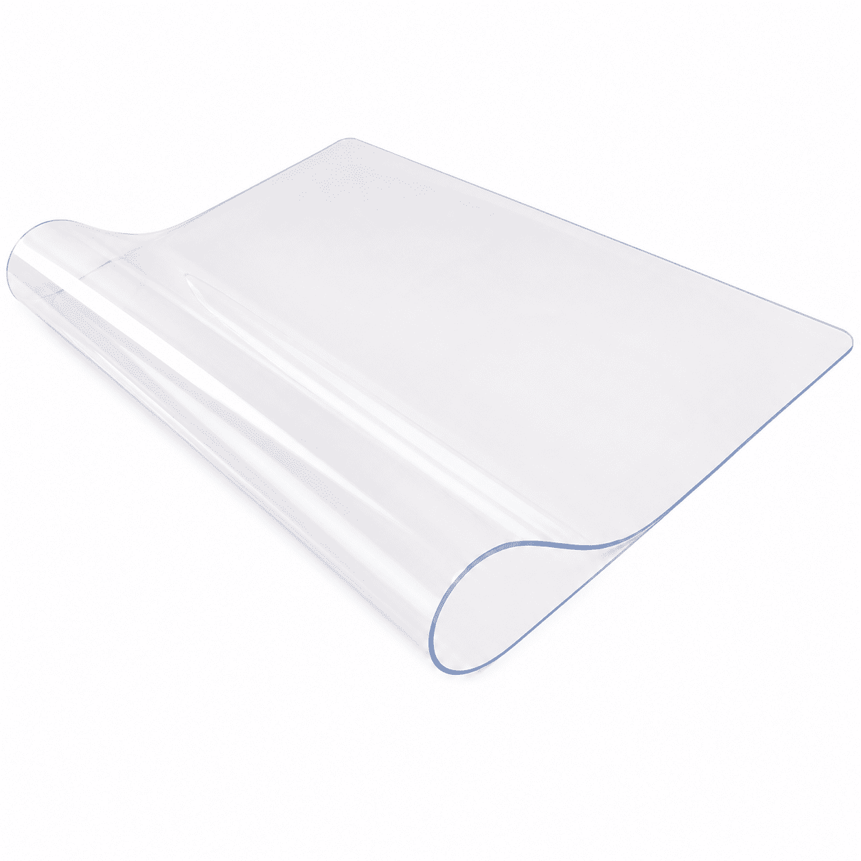 23 x 47 Inch PVC Vinyl Table Cover Protector, 2mm Thick Plastic Desk ...