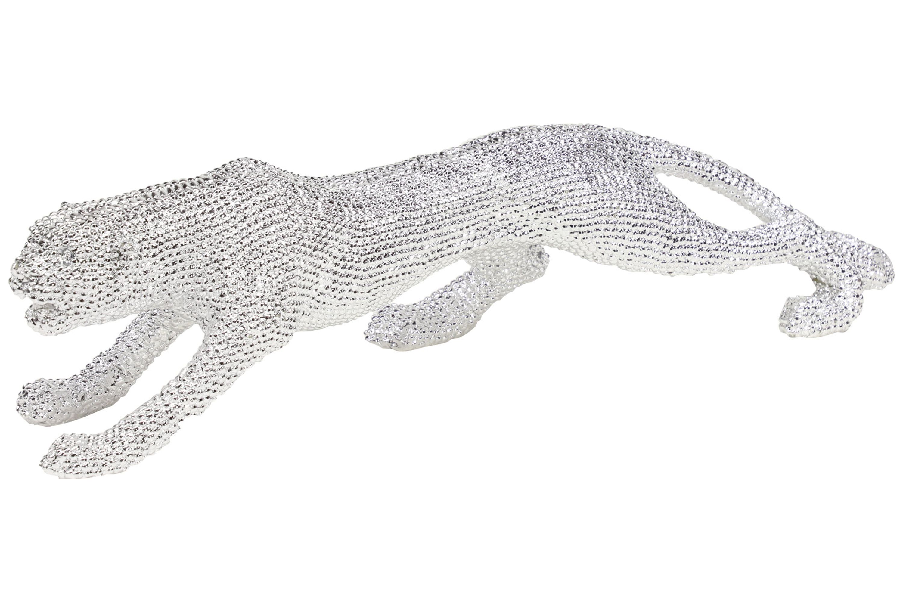 DecMode Polystone Glam and Luxurious Leopard/Panther Floor Sculpture ...