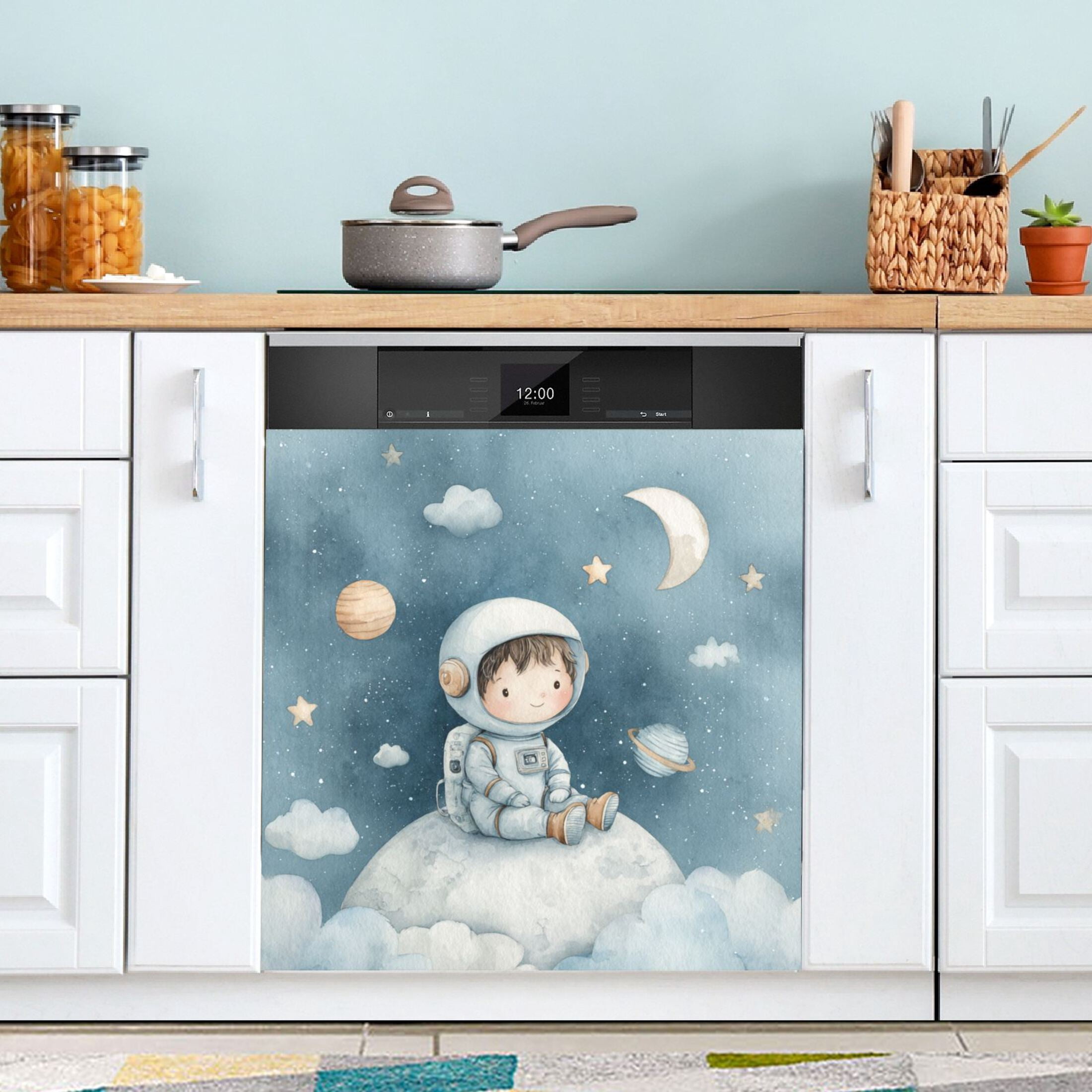 23"x26" Dishwasher Magnetic Refrigerator Magnet Cover Sticker Home ...