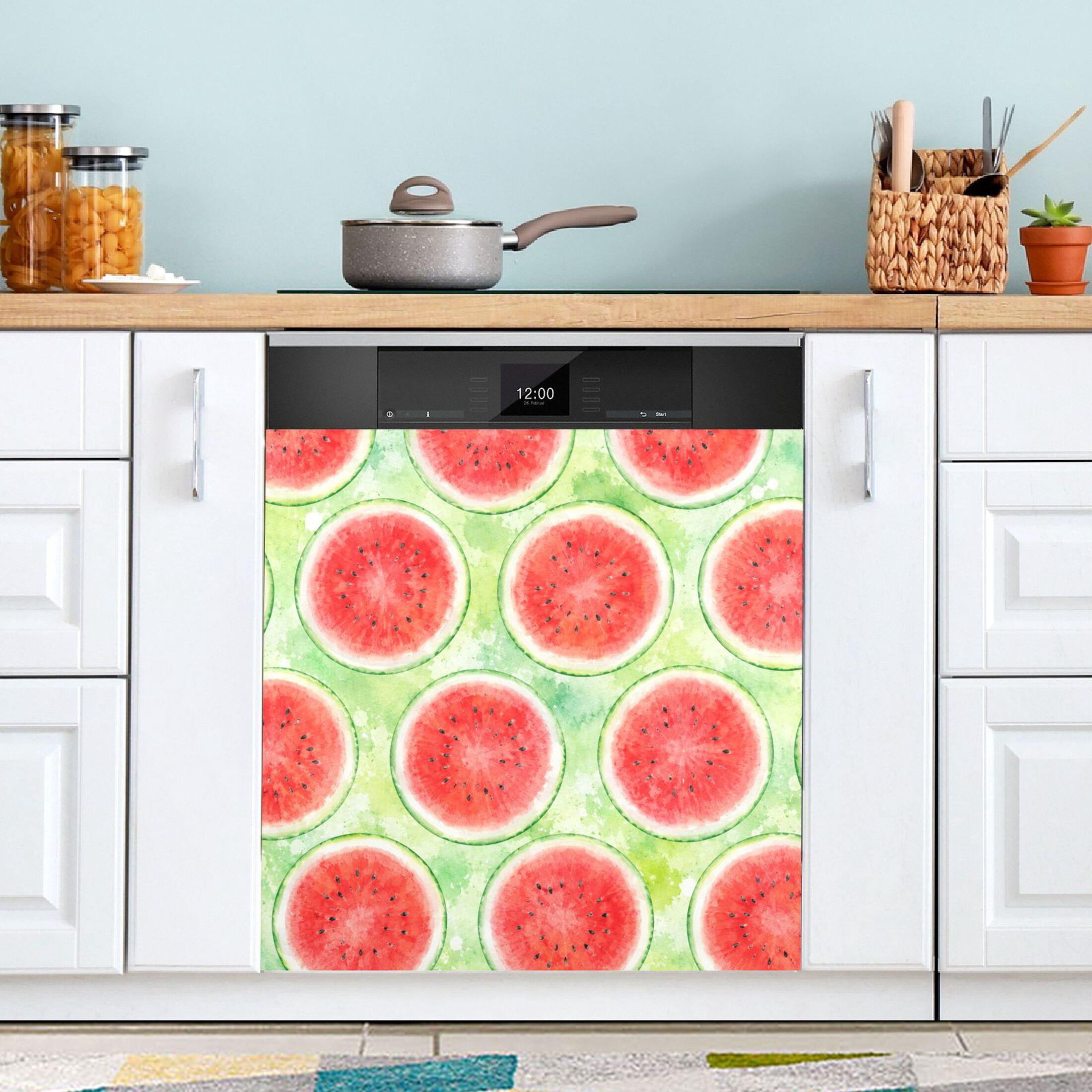23"x26" Dishwasher Magnetic Refrigerator Magnet Cover Sticker Home ...