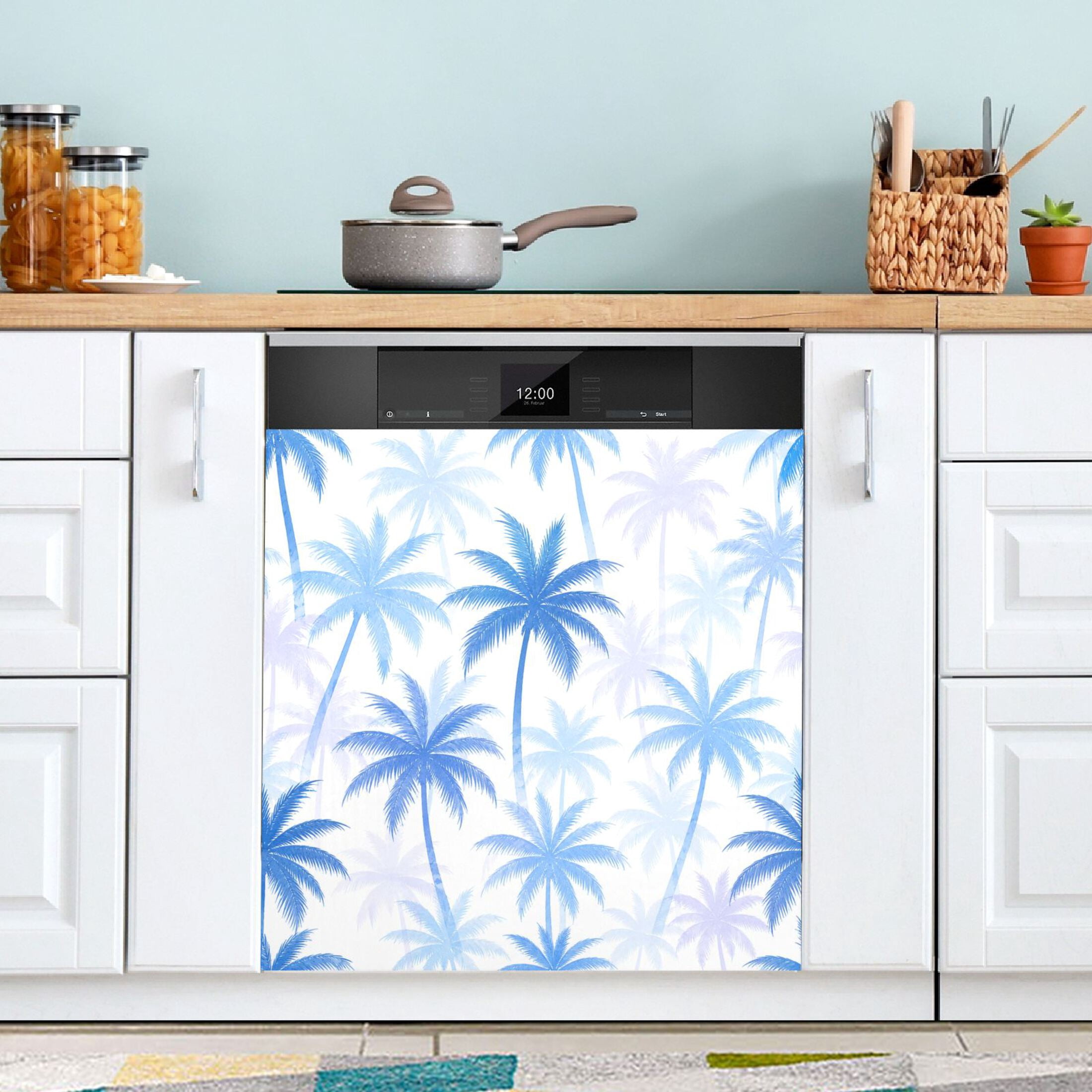 23"x26" Dishwasher Magnetic Refrigerator Magnet Cover Sticker Home ...