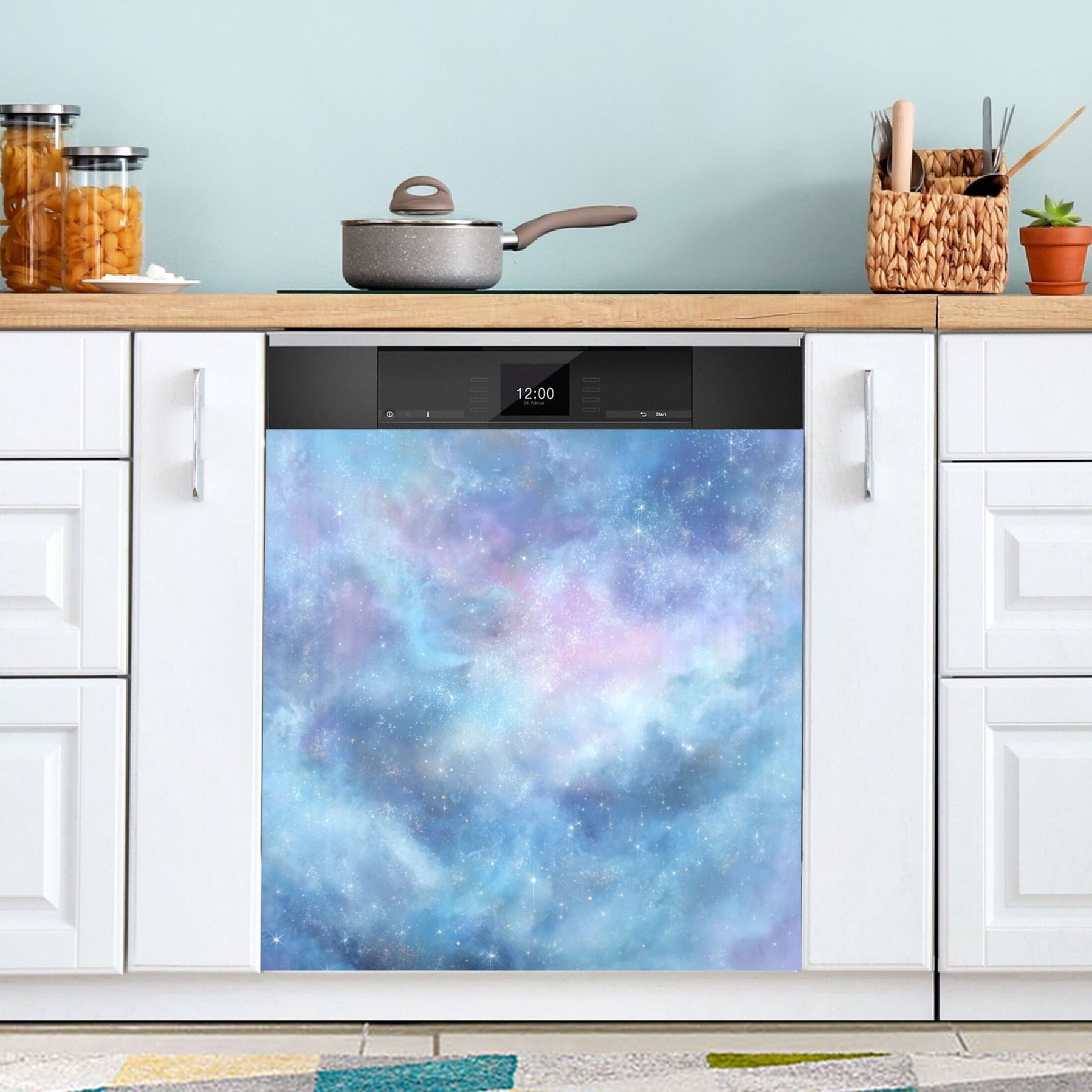 23"x26" Dishwasher Magnetic Refrigerator Magnet Cover Sticker Home ...