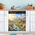 23"x26" Dishwasher Magnetic Refrigerator Magnet Cover Sticker Home ...