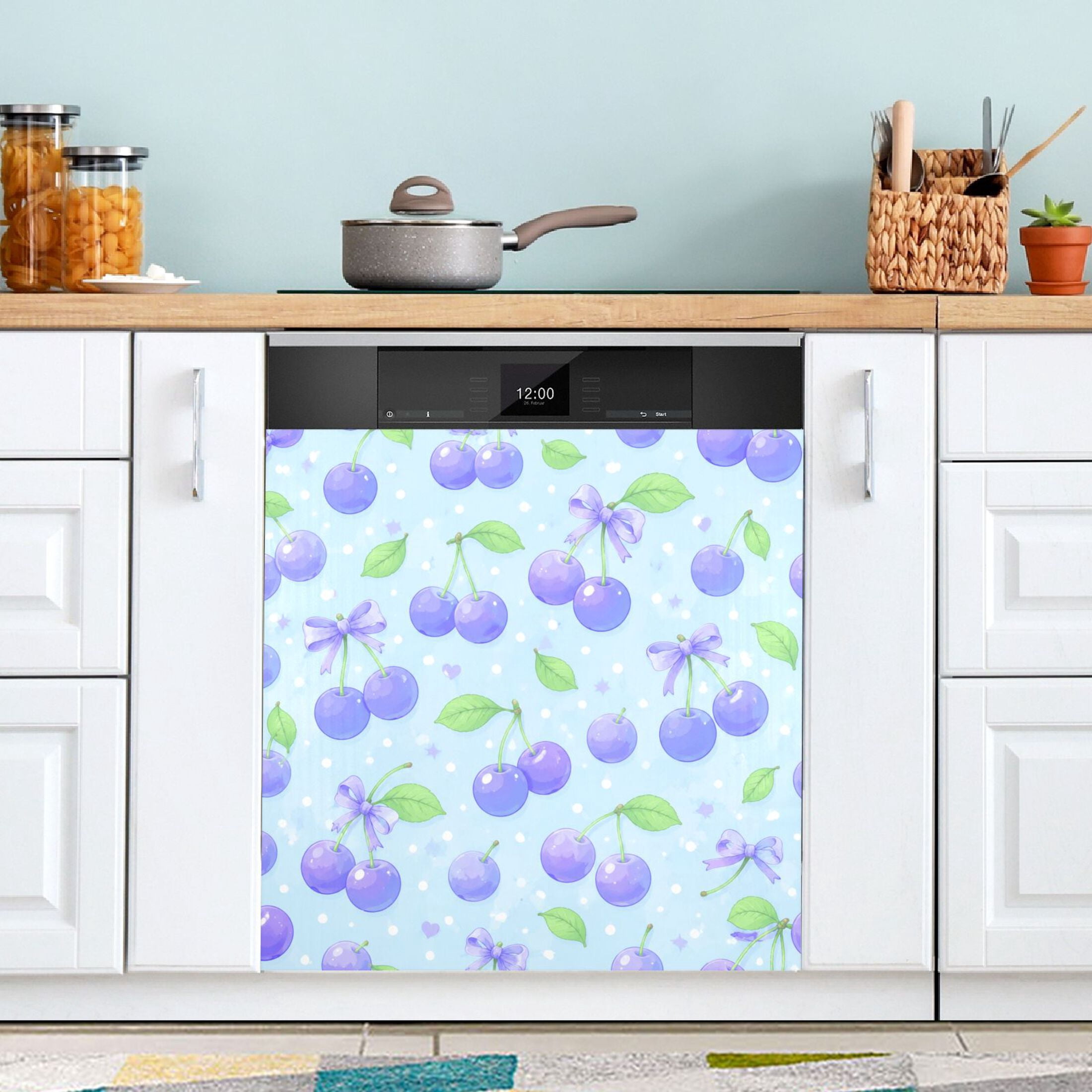23"x26" Dishwasher Magnetic Refrigerator Magnet Cover Sticker Home ...