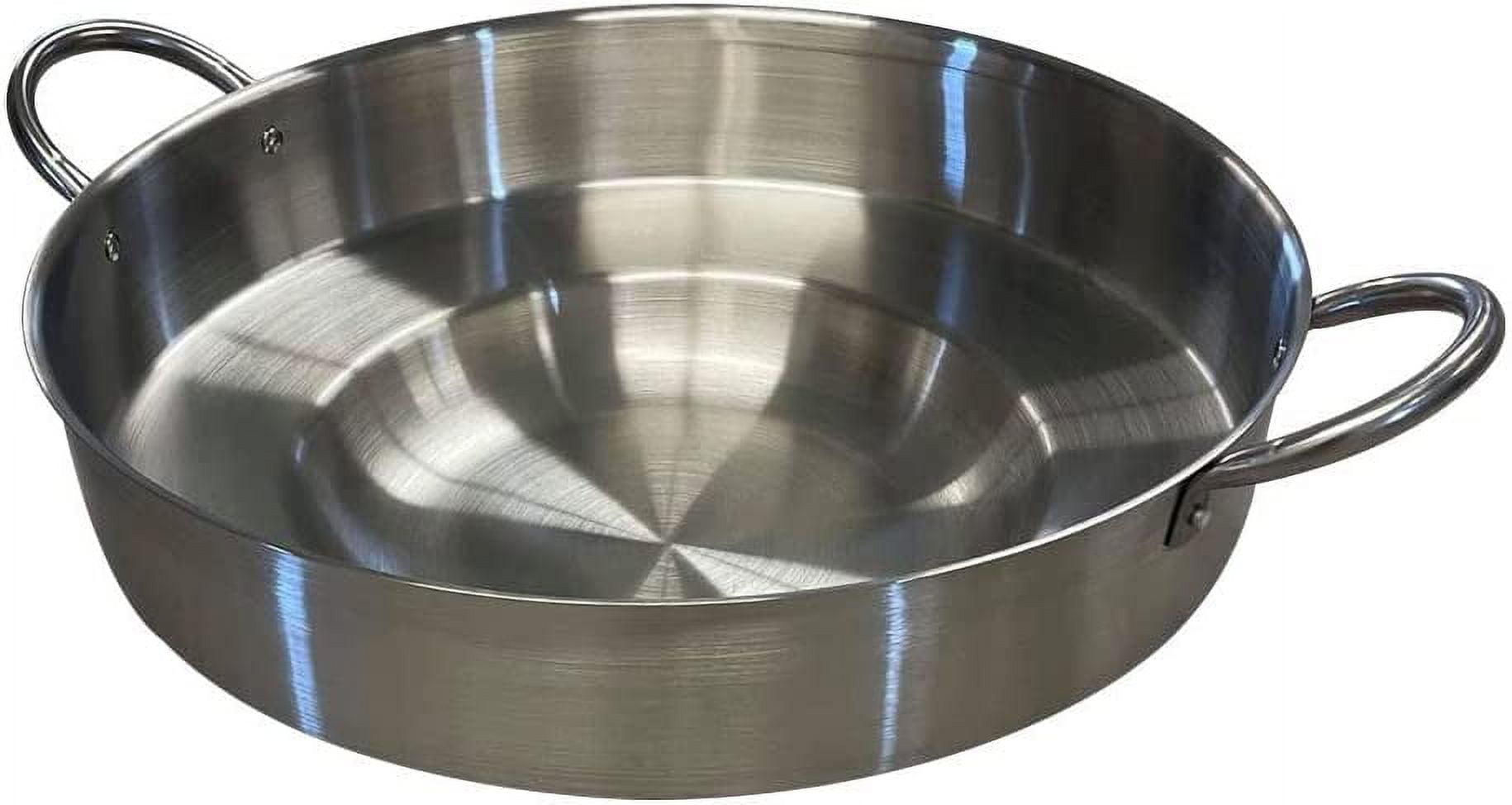 23"x7" Heavy Duty Stainless Steel Concave Comal Griddle Great Comal ...