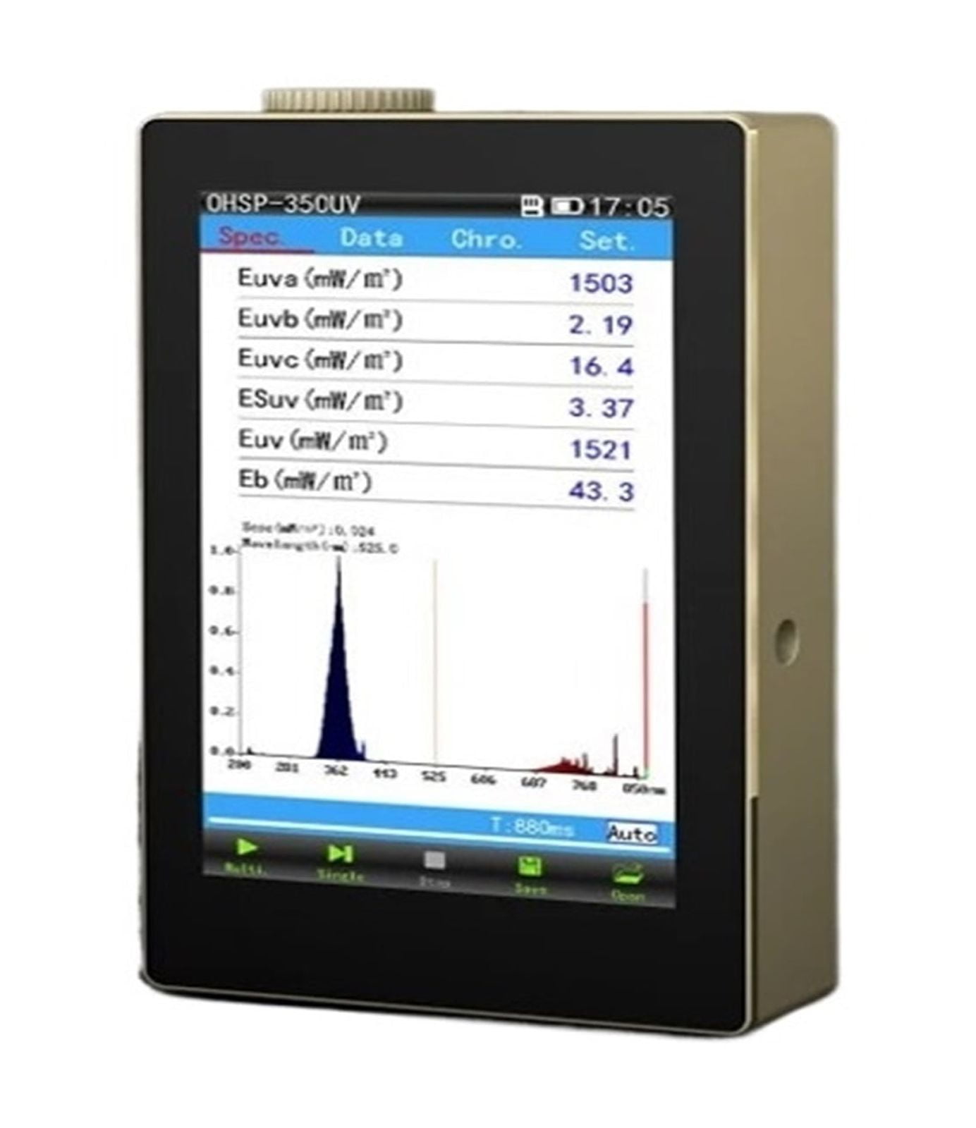 230-850nm UV METER LIGHT SPECTROMETER OHSP-350UV UVA UVB TESTER With ...