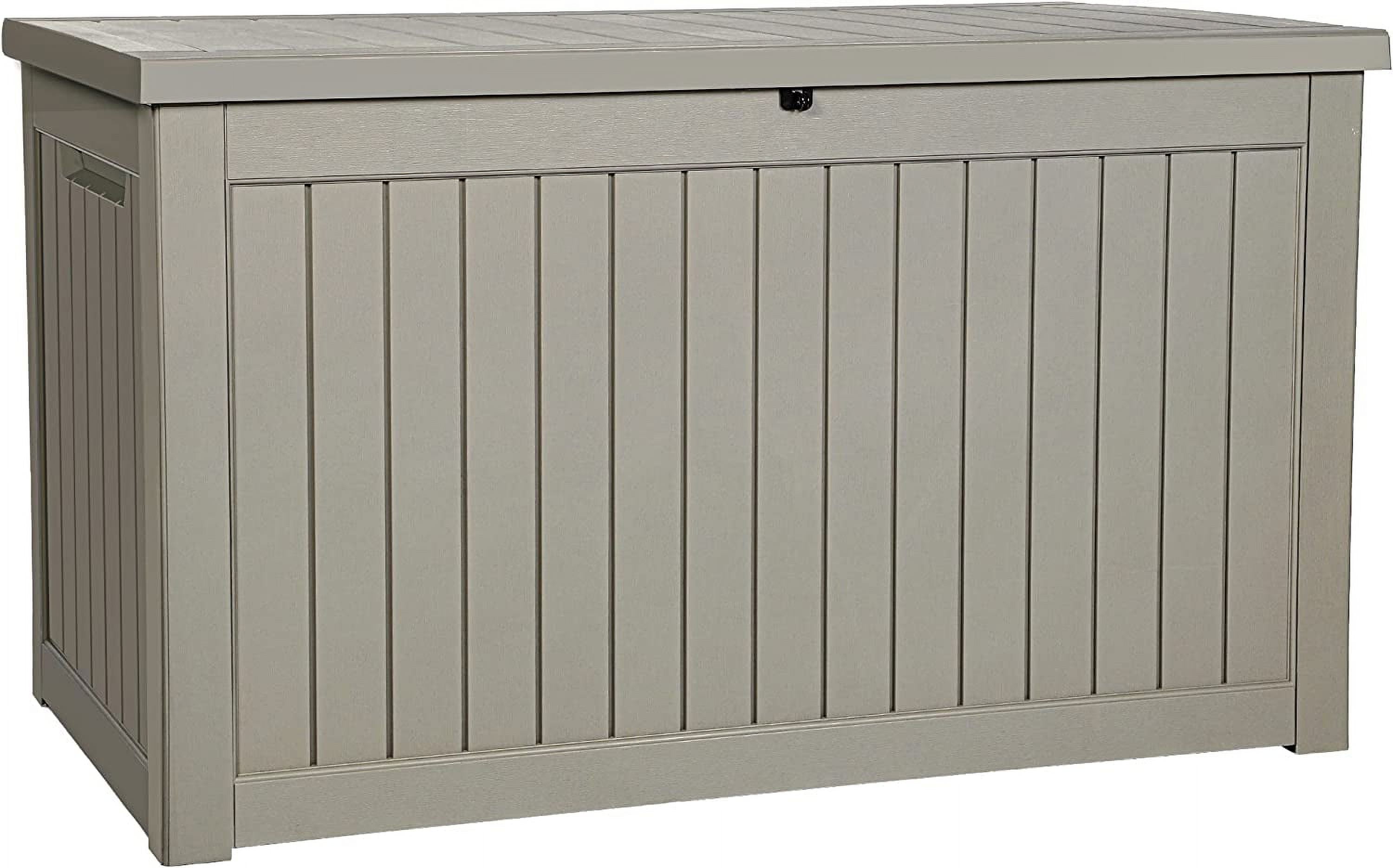 230 Gallon Large Outdoor Storage Deck Box for Patio Furniture, Outdoor ...