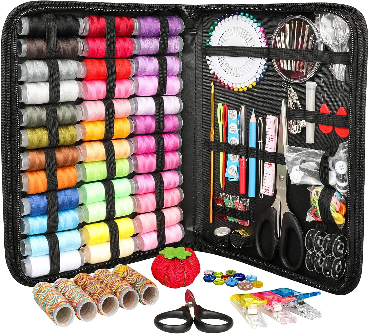 230 Pcs Hand Sewing Tool Kits, 43 XL Sewing Thread | Suitable for ...