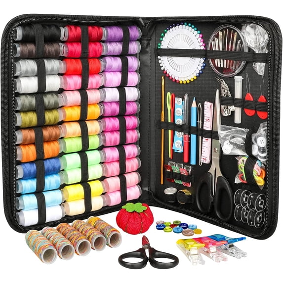 230 Pcs Hand Sewing Tool Kits, 43 XL Sewing Thread | Suitable for ...
