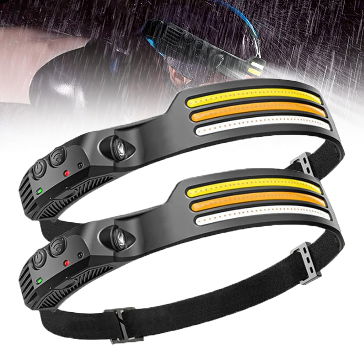 230° Ultra-Light Motion-Sensing Headlamp - 2025 New Rechargeable ...