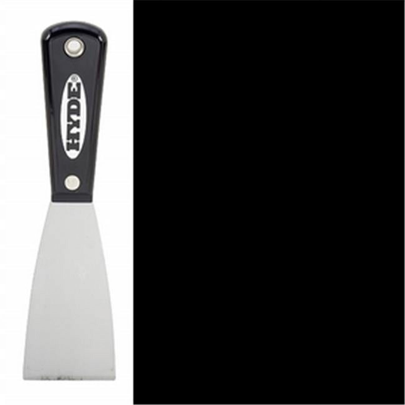 2300 2 in. Black & Silver Stiff Putty Knife - Black and silver - 2 in ...