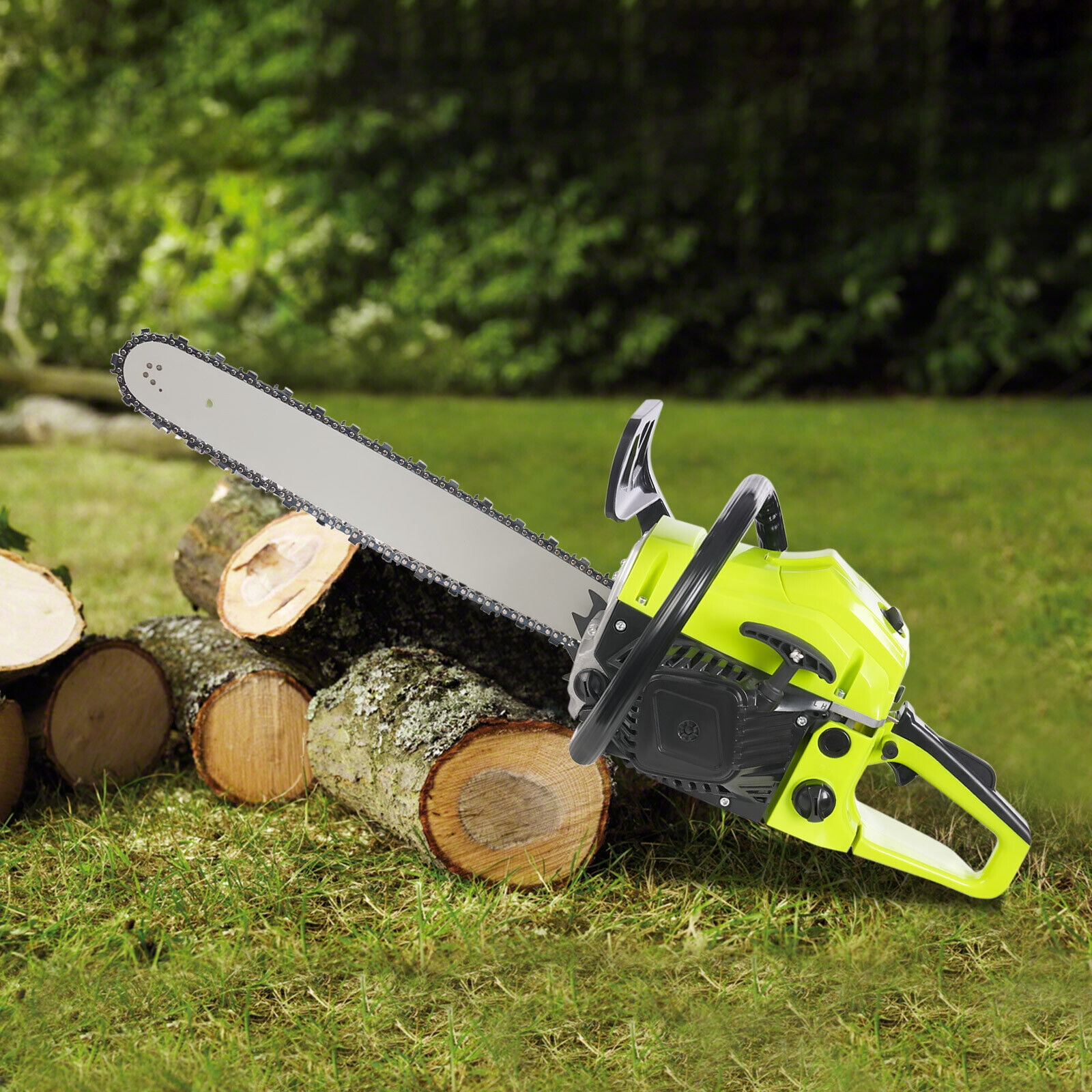 2300W 2 Stroke 58cc Handheld Gas Chainsaw Petrol Chain Saw Gasoline ...