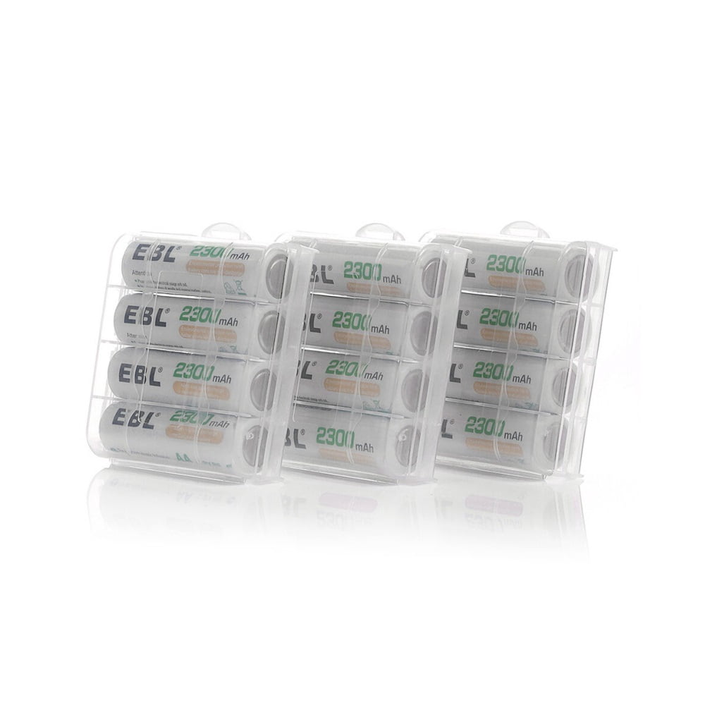 12-Pack EBL AA Rechargeable Batteries for Office Use - Walmart Business ...