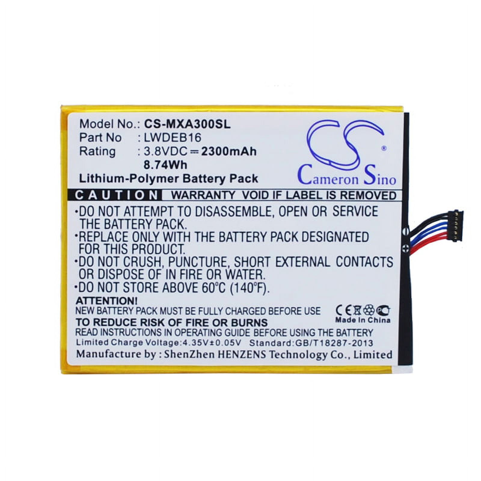 2300mAh LWDEB16 Battery for A300 Canvas Gold - Walmart.com