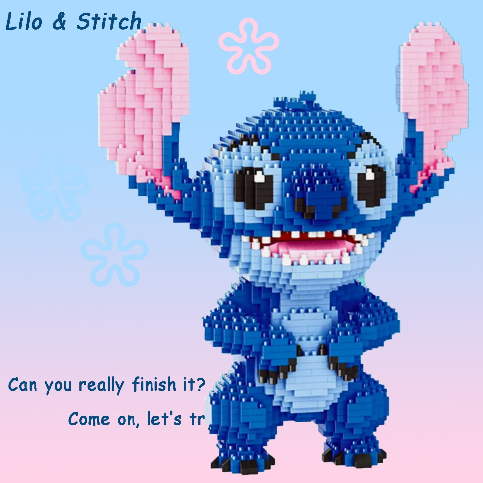 2300pc Stitch Building Blocks Toy Set,Large Creative Educational Game ...