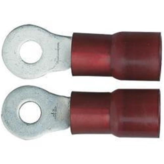 230213 16-14 gauge Nylon Insulated Double Crip Ring Terminals - Blue ...