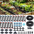 230FT Quick-Connect Drip Irrigation System Kit - 33FT 1/2" Main Tube ...