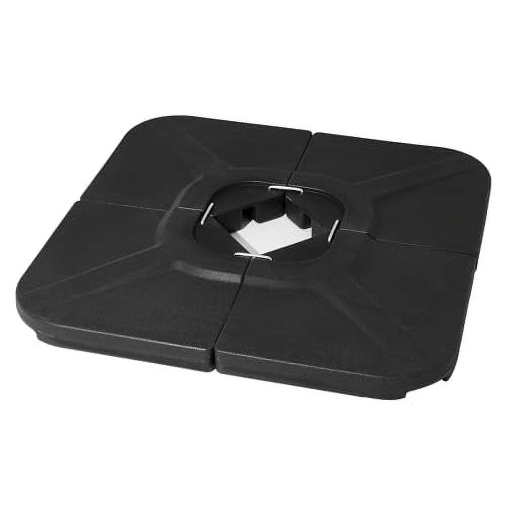 230Lb Capacity 4-Piece Umbrella Base Stand Cantilever Offset Patio ...