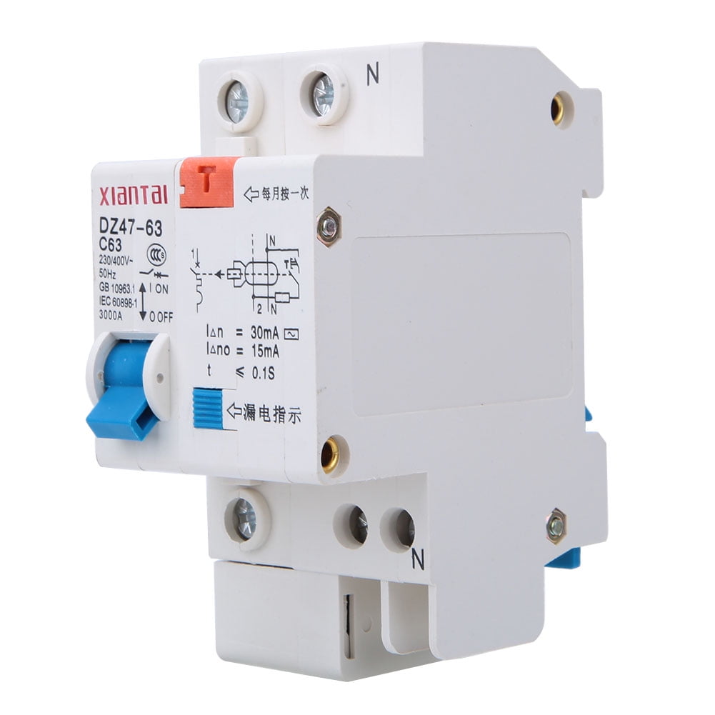 230V-400V 50Hz 60A 4kA Type C Residential Circuit Breaker - High ...