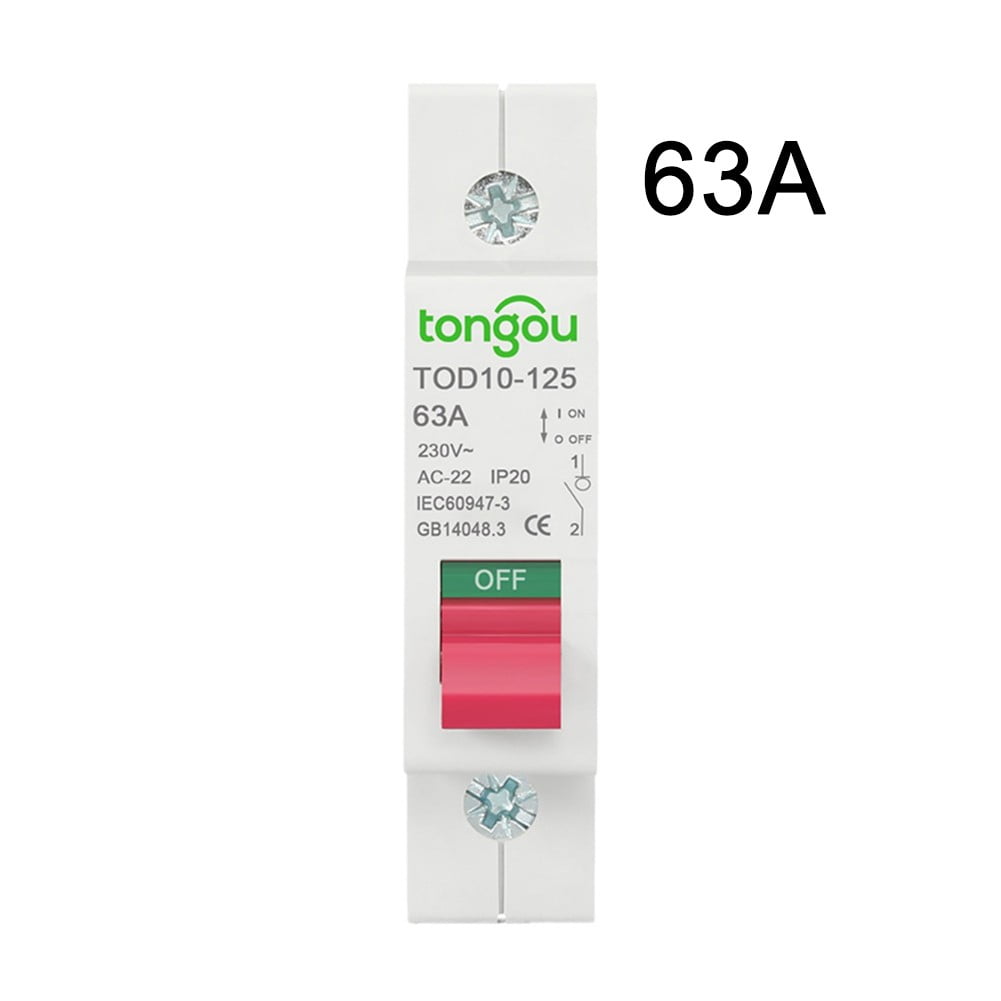 230V AC 1P Main Switch Disconnector Function Isolator Circuit Breaker ...