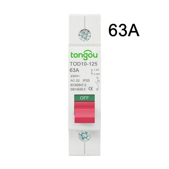 230V AC 1P Main Switch Disconnector Function Isolator Circuit Breaker ...