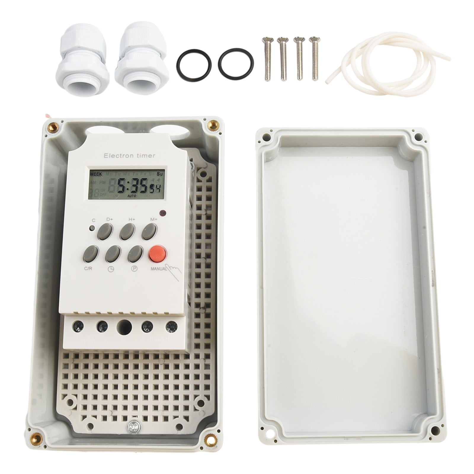 230VAC 30A 99 cycles per day ON OFF digital timer switch with IP65 ...