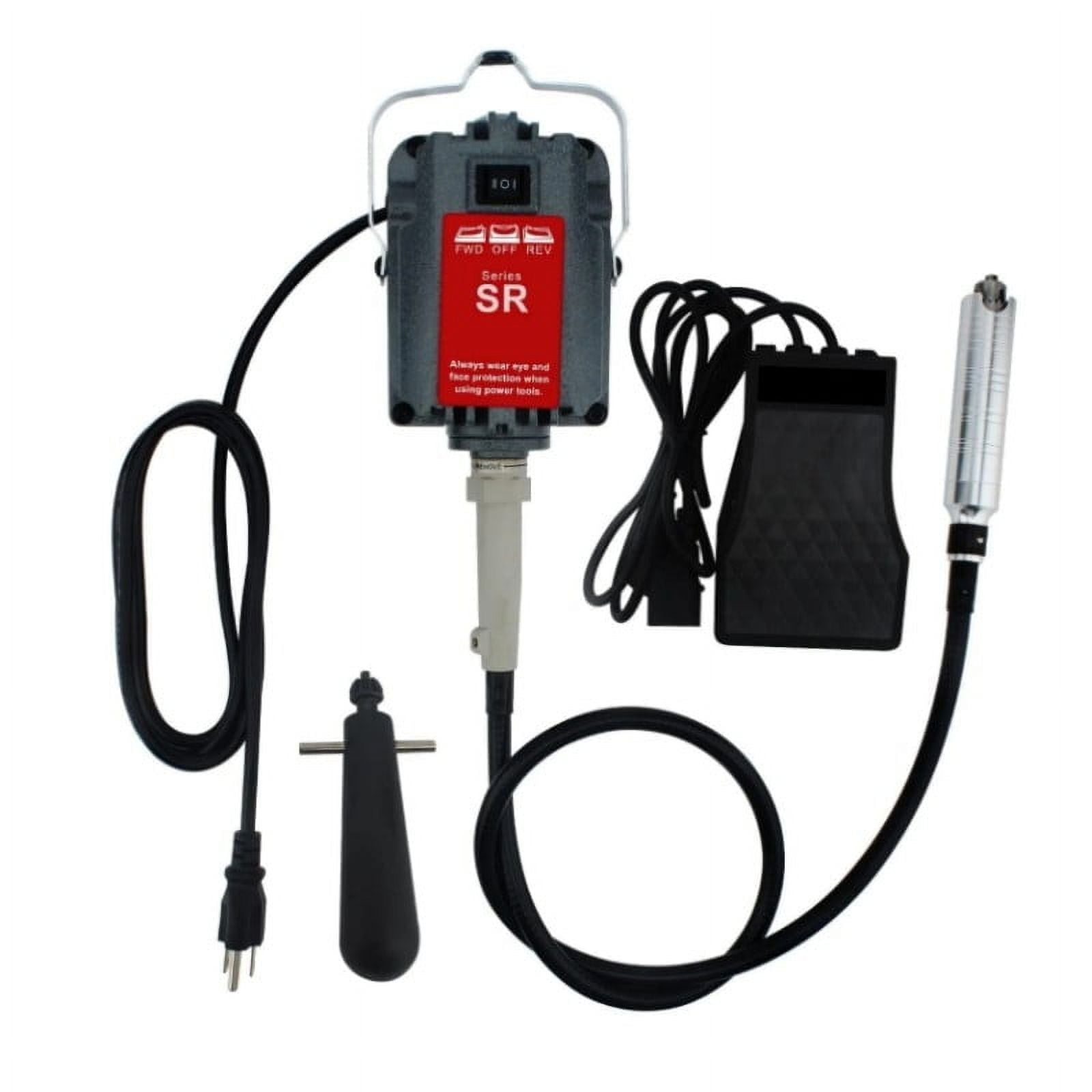 230W S-R Hanging Flex Shaft Grinder with Foot Pedal - Stepless Speed ...